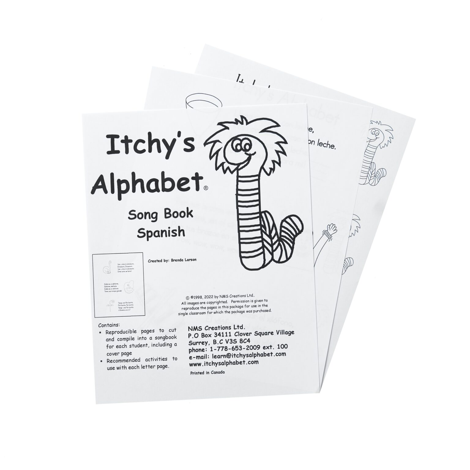 Itchy's Alphabet® Songs Spanish - Itchy's Alphabet
