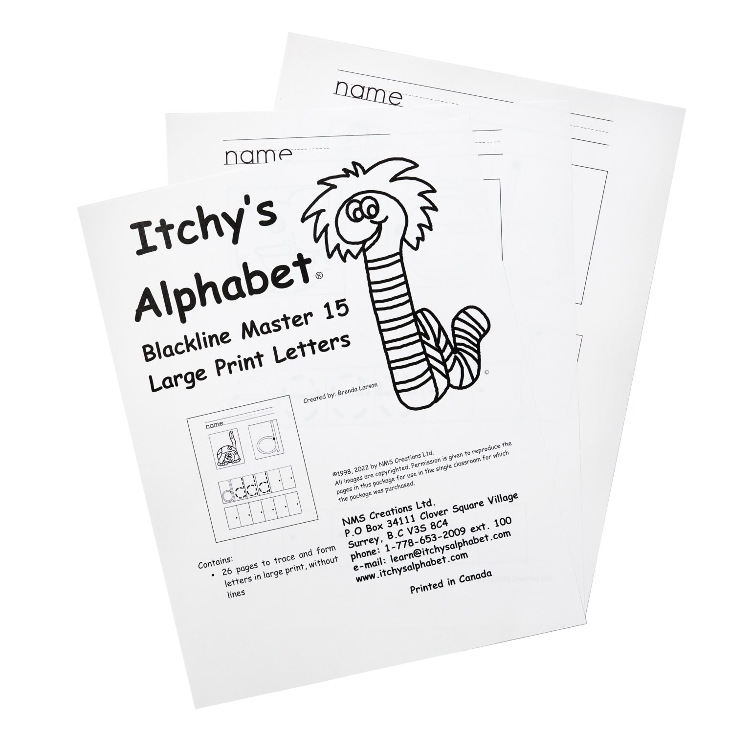 Itchy's Alphabet Book - Itchy's Alphabet