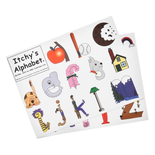 Itchy Poster - Itchy's Alphabet