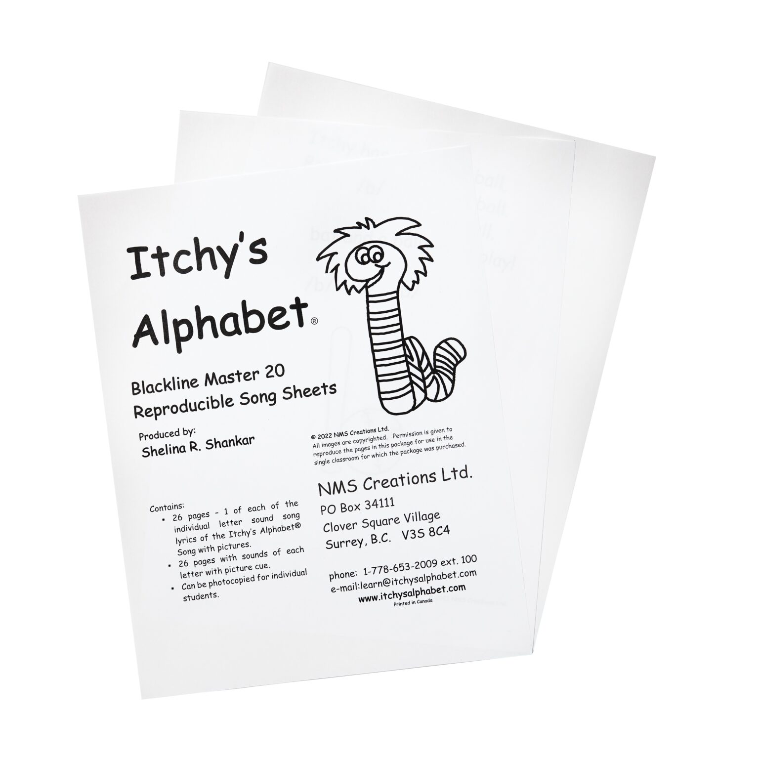 Itchy's Alphabet Book - Itchy's Alphabet