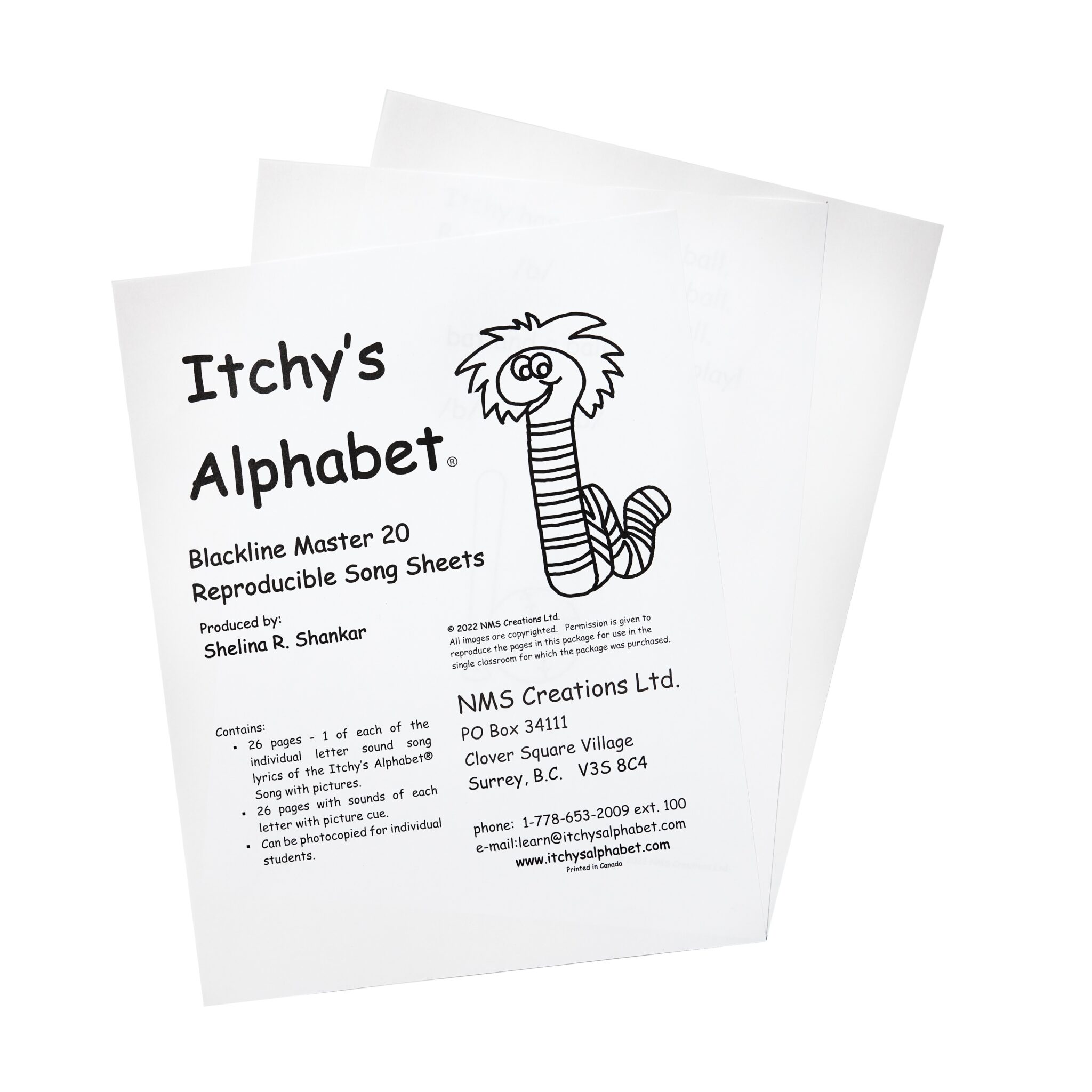 Itchy's Alphabet Book - Itchy's Alphabet